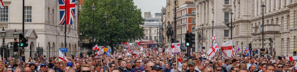 Church leaders condemn misuse of cross at Tommy Robinson rally