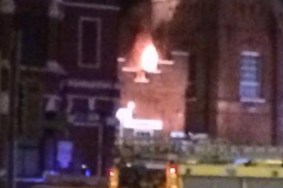 London church destroyed in huge fire