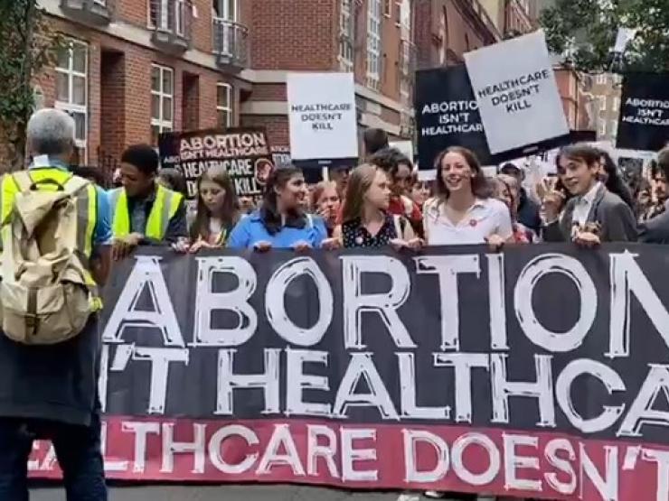 pro abortion protest uk