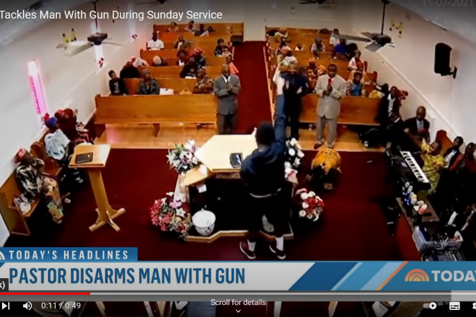 Pastor who tackled gunman during his Sunday service credits God for his ...