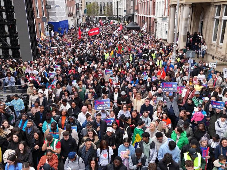 'Historic' march for Jesus in Ireland