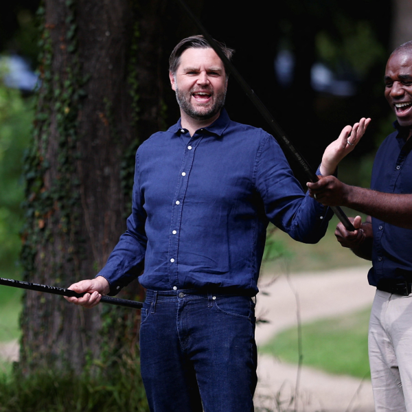 Lammy and Vance bond over faith and fishing