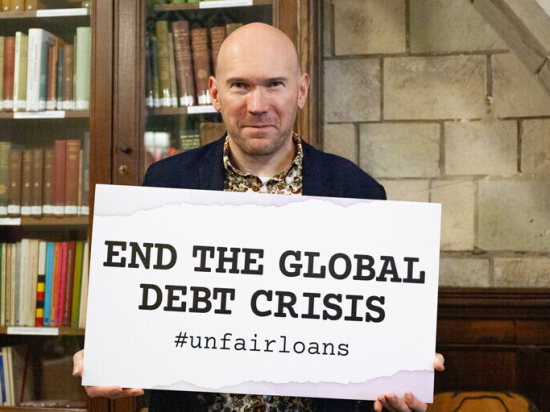 Actor Alex Macqueen fronts Catholic campaign exposing global debt crisis