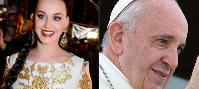 PICTURE: Pope welcomes Katy Perry to Vatican summit