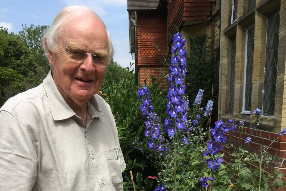 90 year old vicar skydives for Christian care home