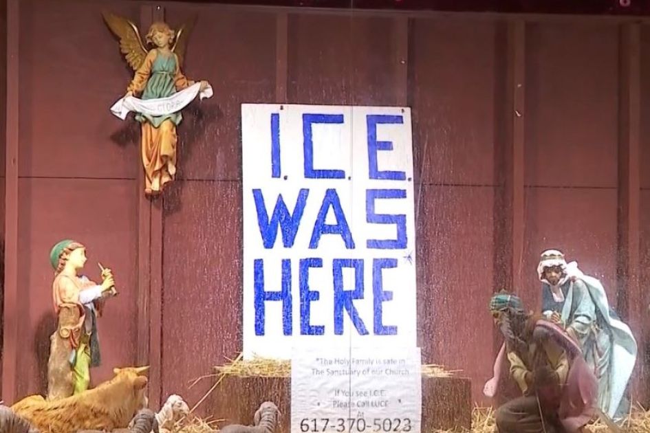 Away from the manger: Church sparks controversy with ICE nativity scene